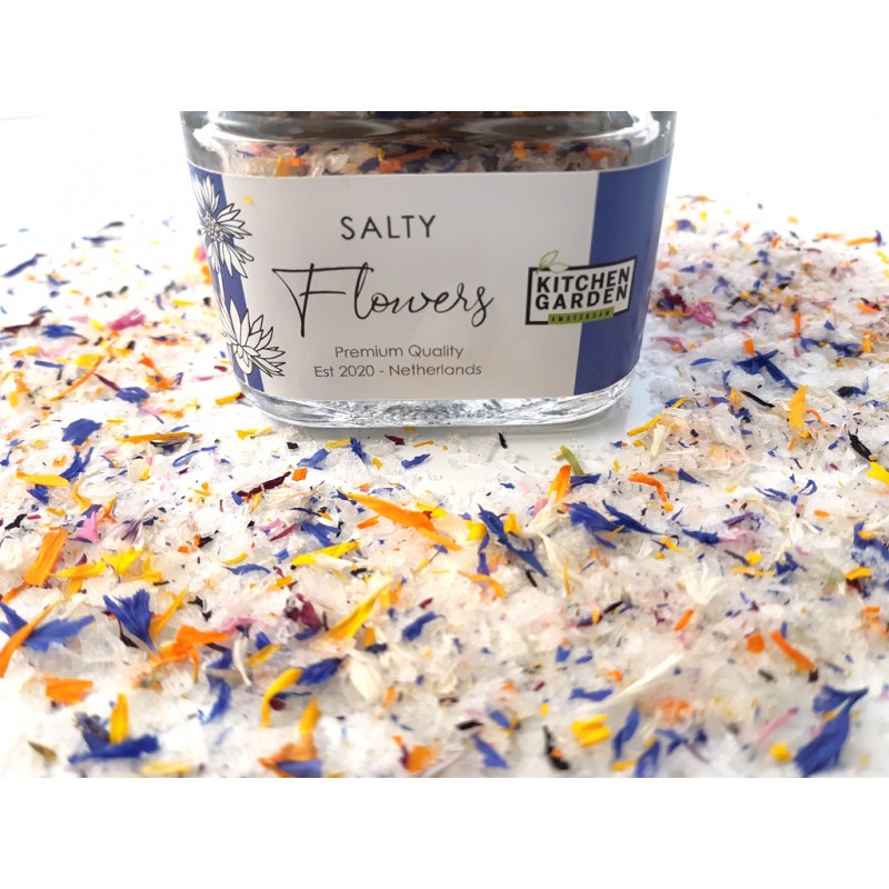 Salty FLOWERS | PUURgroenten | kitchengarden amsterdam